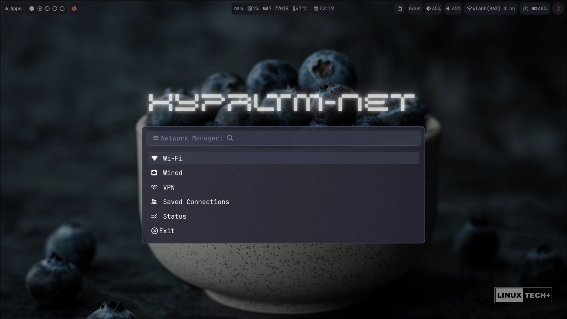 Switched to Arch Hyprland: I Built HyprLTM-Net, a Rofi-Based Network ...